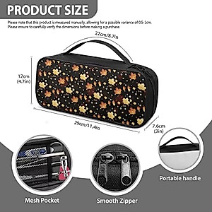 Rnyleeg Fall Stethoscope Cover Maple Leaf Print Portable Stethoscope Case for Home Shockproof Stethoscope Bag for Nurses Lightweight Stethoscope Travel Holder