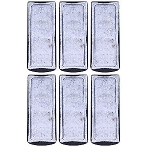 Watris Veiyi Fish Tank Filter Cartridge, 6Pcs Aquarium Filter Cotton Replacement, Wall Mounted Filter Accessory Cartridge Carbon Supplies