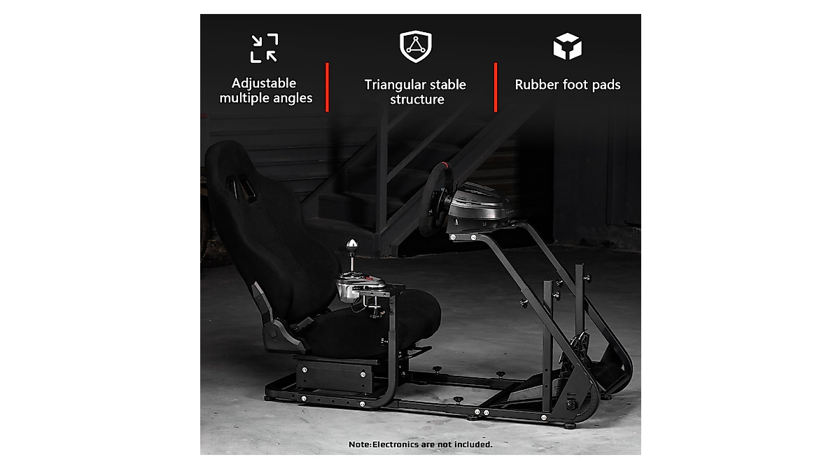 Dardoo G29 Racing Simulator Cockpit with Seat for Logitech & Thrustmaster
