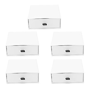 Hemoton Paper Jewelry Boxes 5pcs Box Jewelry Box Jewelry Box Cardboard Necklace White Pillowcase Boxes