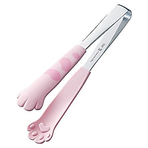 Miya Catch Cat Tongs, 7-Inch, Pink