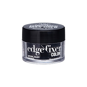 Red by Kiss Edge Fixer Color 24 HR Max Hold & 100% Gray Coverage 30mL (1.01 US fl.oz) Natural Black Perfect for Missing Edges