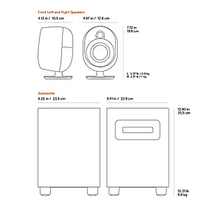 SteelSeries Arena 7 RGB Illuminated 2.1 Gaming Speakers with Powerful Bass, Subwoofer, and Bluetooth - For PC, PlayStation, Mobile