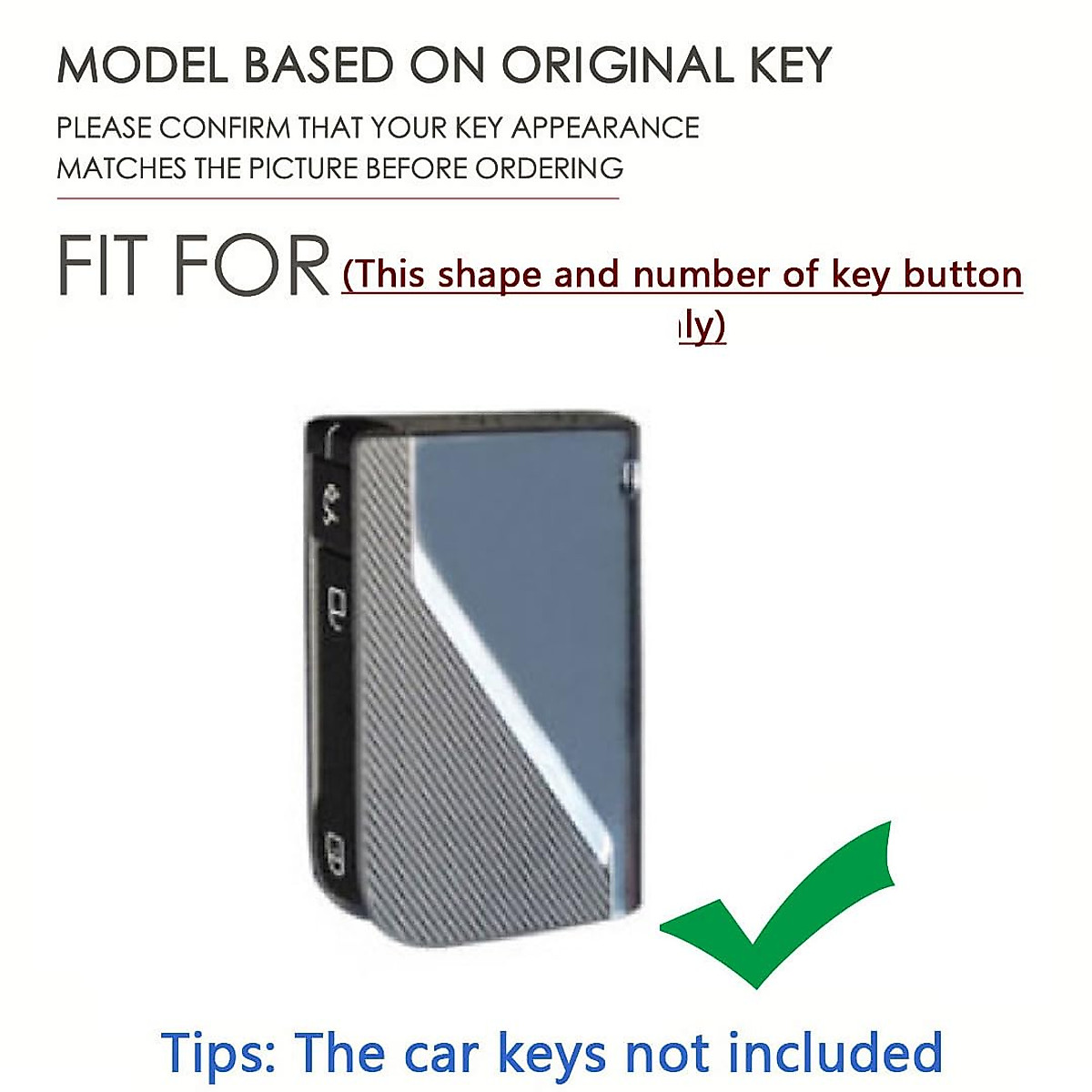 SANRILY Handmade Leather Smart Key Fob Cover for LYNK&CO 05 06 01 09 Accessories Keyless Key Fob Case with Keychain Blue