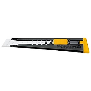 OLFA 18mm Heavy-Duty Utility Knife (ML) - Multi-Purpose Retractable Precision Knife w/All Metal Handle & Snap-Off Blade, Replacement Blades: Any OLFA 18mm Blade