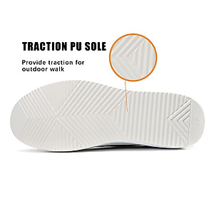 Oude Beige Slip On Tennis Shoes Women Lightweight | Wedge Sneaker Cute | Loafers Long Hours of Standing and Walking | Thick Rocking Bottom Size 9