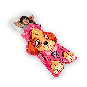 Paw Patrol Blanket - Plush, Skye Themed Slumber Pal Wearable Toddler Blanket - Soft, Cuddly, and Cozy Blanket Design, Extra Comfy, Ages 3-5