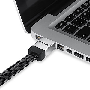 Betron HDMI Cable Flat Braided Cord Support 4K Audio Return Channel and Ethernet 6.5 feet Compatible with Samsung, Sony, LG Televisions