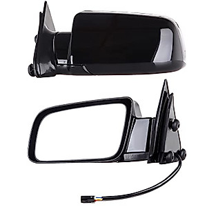 SCITOO Compatible fit for Towing Mirrors fit 1988-1999 for Chevy Blazer Suburban Tahoe for GMC Jimmy Yukon Pickup Truck Power Adjusted Driver Passenger Pair Set Mirrors SUV 15764757 15764758