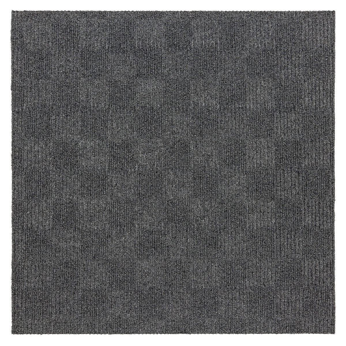 Mohawk Home 24" x 24" Indoor/Outdoor 0.25" Pile Height, Peel and Stick Carpet Tile, Grey Polyester, (Pack of 15) (60 sqft/Box)