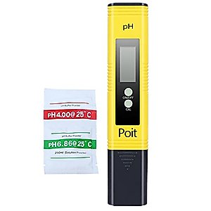 PH Meter Tester Kit, Digital PH Meter, 0.01 Resolution