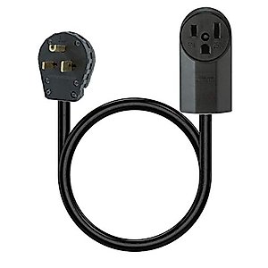 5-Foot Real Copper Wire Extension Cord, Welder 6-50P To 6-50R, Oxygen Free Oil Resistance 10/3 10AWG Lead, Heavy Duty, NEMA 220/250V. Miller Lincoln Hobart Plasma Cutter Mig Tig 6-50-5FT AMERICAN MADE