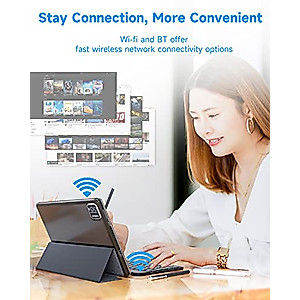 10 inch Android 11.0 Tablet, 4GB RAM+64GB ROM+512GB Expandable Computer Tablets PC, IPS Screen, 2+8MP Dual Camera, WiFi, BT, Google Certified