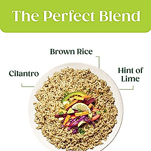 SEEDS OF CHANGE Organic Brown Jasmine Rice with Cilantro Lime, Organic Food, 8.5 OZ Pouch