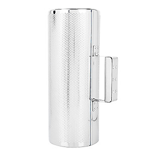 Guiro Instrument, 5x12.8'' Professional Stainless Steel Guiro Percussion Instrument Metal Guiro with Scraper instrumento guira fino