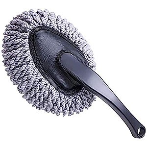 Shopping GD Multi-Functional Car Duster Cleaning Dirt Dust Clean Brush Dusting Tool Mop Gray Car Cleaning Products