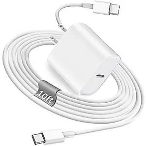 iPad Charger,iPad Pro USB C Fast Charger with Extra Long 10 FT USB C Cable for iPad 10th Gen, iPad Pro 12.9,iPad Pro 11 inch 2022/2021/2020/2018,iPad Air 5th /4th Gen,iPad Mini 6th Gen