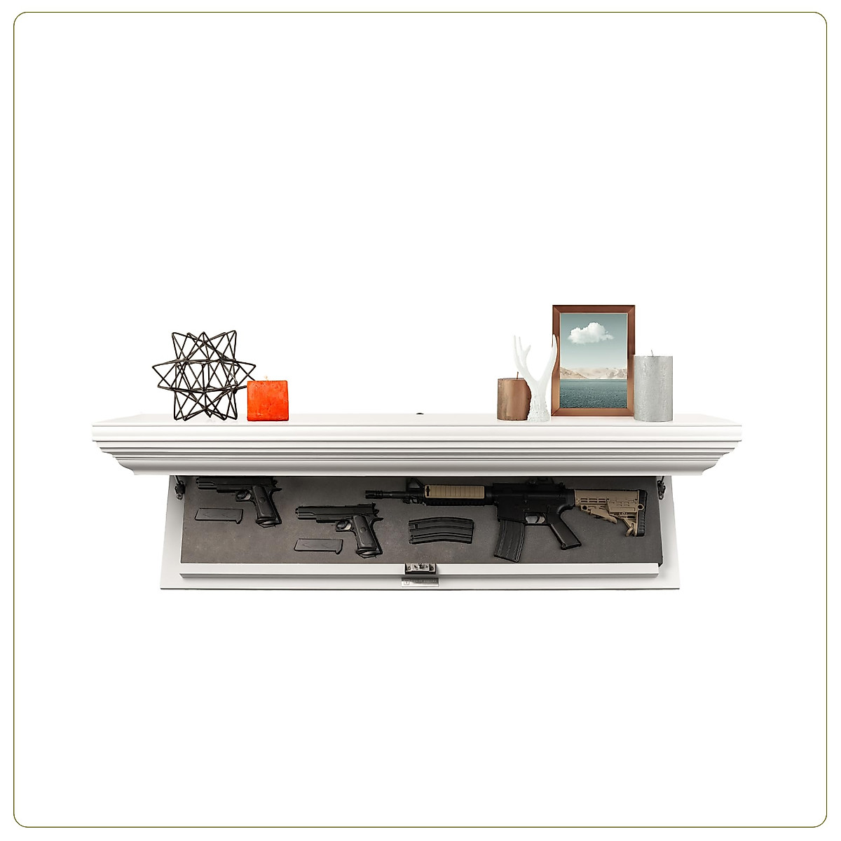 Stealth-Masters™ Bravo Concealment Shelf (Brilliant White, Large)