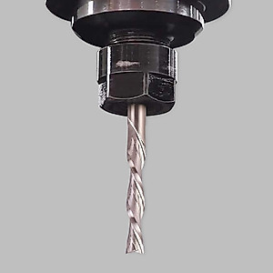 HQMaster Downcut Bit 1/8" Shank Down Cut Spiral CNC Router Bits End Mill Tungsten Carbide Milling Cutter Set 5 Pack (3.175mm)