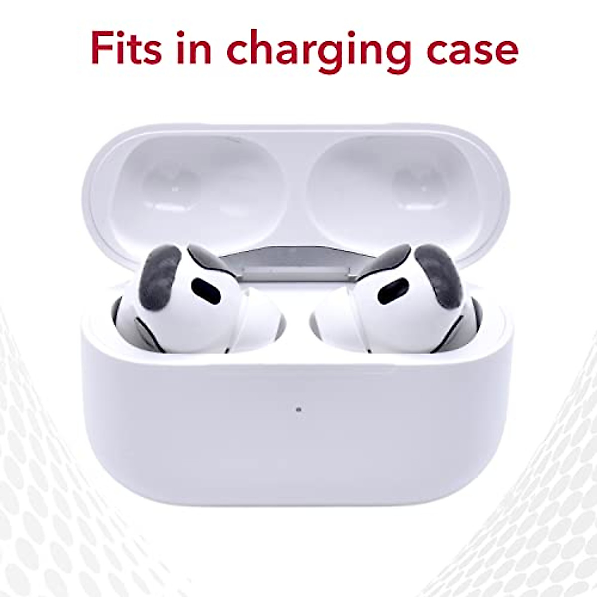 Setex Gecko Grip Anti-Slip Grip Pads Designed for Apple AirPods Pro Gen 2 [Fits in Charging Case] Maximum Sweat Performance (12 Pads)