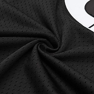 Mens Basketball Jersey Pac #2 Birdmen Tournament Shoot Out Sports Shirts 90s Hip-Hop Clothing (XX-Large, Black)