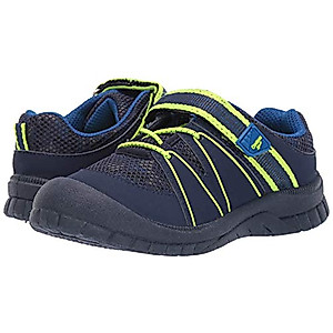 OshKosh B'Gosh Boy's Xavi Athletic Bumptoe Sneaker, Navy, 5 M US Toddler