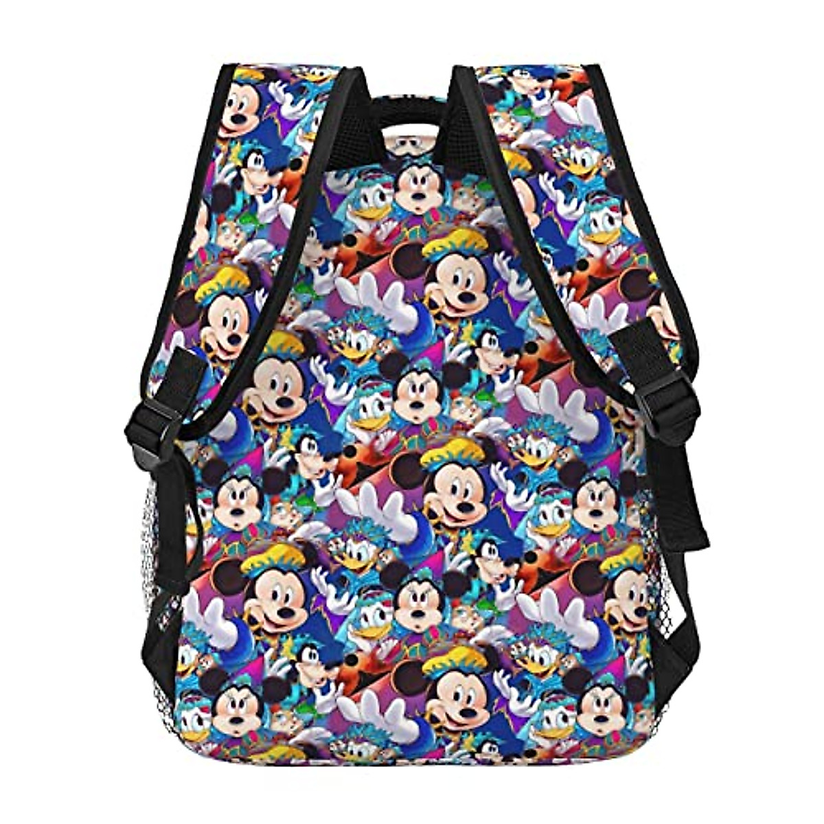 Cmrtilseem Mickey Backpack Girl's Boy's Adult's 16 Inch Double Strap Shoulder Light Weight Bookbag Water Resistant Travel Laptop Backpack