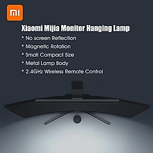 Xiaomi Mi Computer Monitor Light Bar, Screen Light Bar (270 Lumens, Adjustable Colour Temperature 2700-6500K, Colour Rendering Index RA95, No Reflective Glare, Easy Installation, Modern Design) 2022