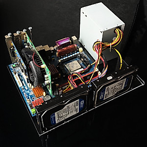 PC Open Frame Test Bench ITX ATX Mini ITX MATX EATX Motherboard Transparent Acrylic Overlock Computer Case DIY Mod Base Stand