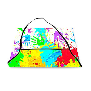 Kids Apron for Girls Boys, Waterproof Artist Aprons Toddler Bib for Painting Cooking Baking Grilling