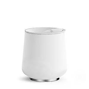 Fellow 12 oz Ruby Wine Tumbler - Insulated Stainless Steel Wine and Cocktail Tumbler with Ceramic Interior and Swivel Pebble Lid (Matte White)