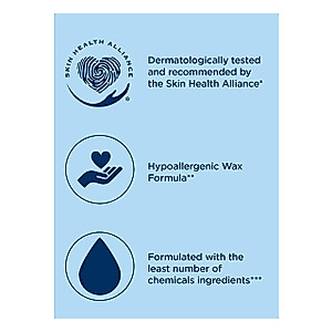 Veet Pure Cold Wax Strips, Legs & Body, Sensitive Skin, 20 Strips, 2 Finish Wipes, Hair Removal, Removes Hair From Root, 28 Days Smoothness, Hypoallergenic Formula (Packaging may vary)