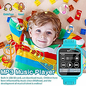METYYP Kids Smart Watches for Kids with 24 Games,Camera Music Player Pedometer Alarm Clock 12/24,Kids Watch Toys for 3-12 Years Old