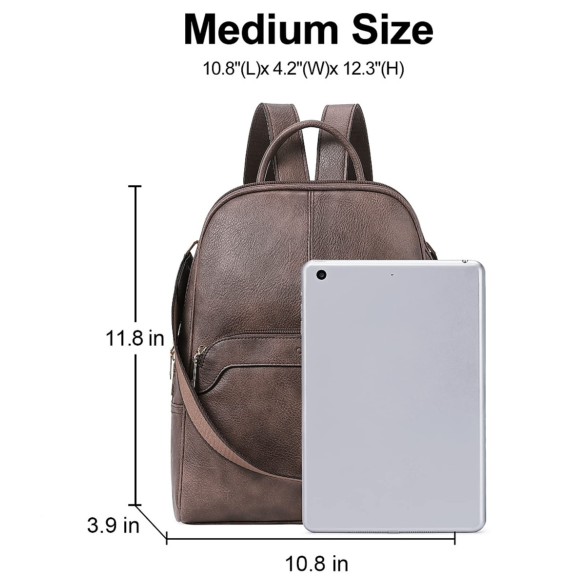 CLUCI Backpack Purse for Women Leather Fashion Small Backpack for Women Convertible Travel Backpack Mini Backpack for Women Ladies Work Designer Daypack