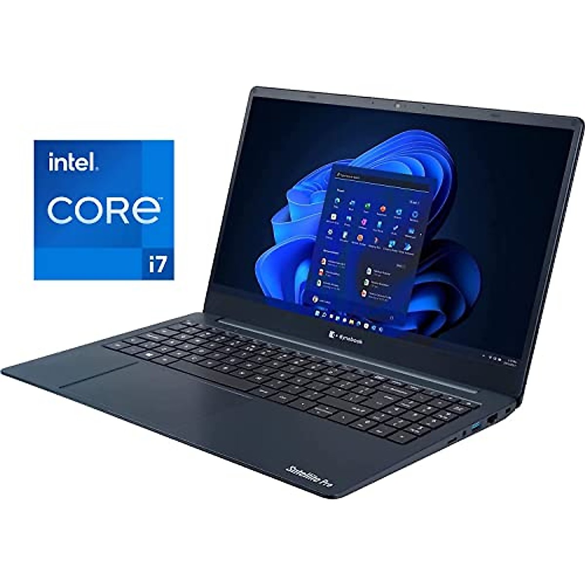 Toshiba Dynabook Satellite Pro C50-J 15.6-Inch FHD (Intel Core i7-1165G7 2.8GHz, 16GB DDR4 RAM, 512GB M.2 PCIe SSD, Intel Iris Xe Graphics, Windows 11 Home) Laptop Computer