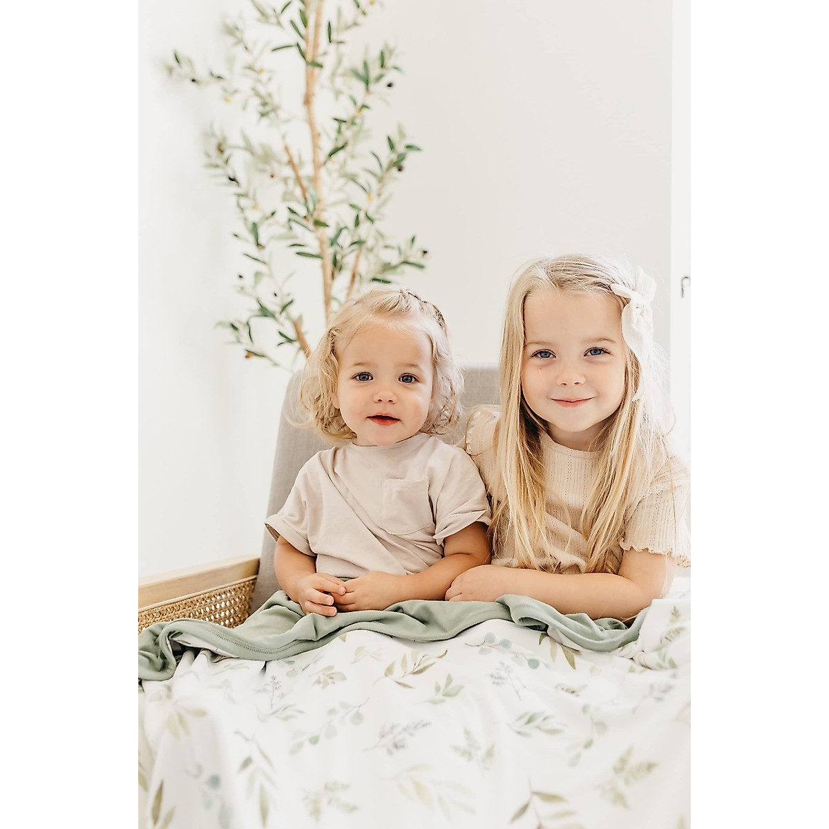 Copper Pearl Three-Layer Baby Blanket: Soft Baby Quilts for Boys and Girls | Breathable, Cozy, Toddler Blanket | Baby Quilt for Newborns | 46x46 Premium Polyester/Rayon | Haven