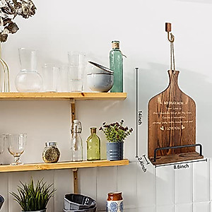 VYNOPA Retirement Gifts for Women Happy Retirement Cookbook Stand Adjustable Recipe Book iPad Rustic Holder Gift for Mom with Unique Engraved