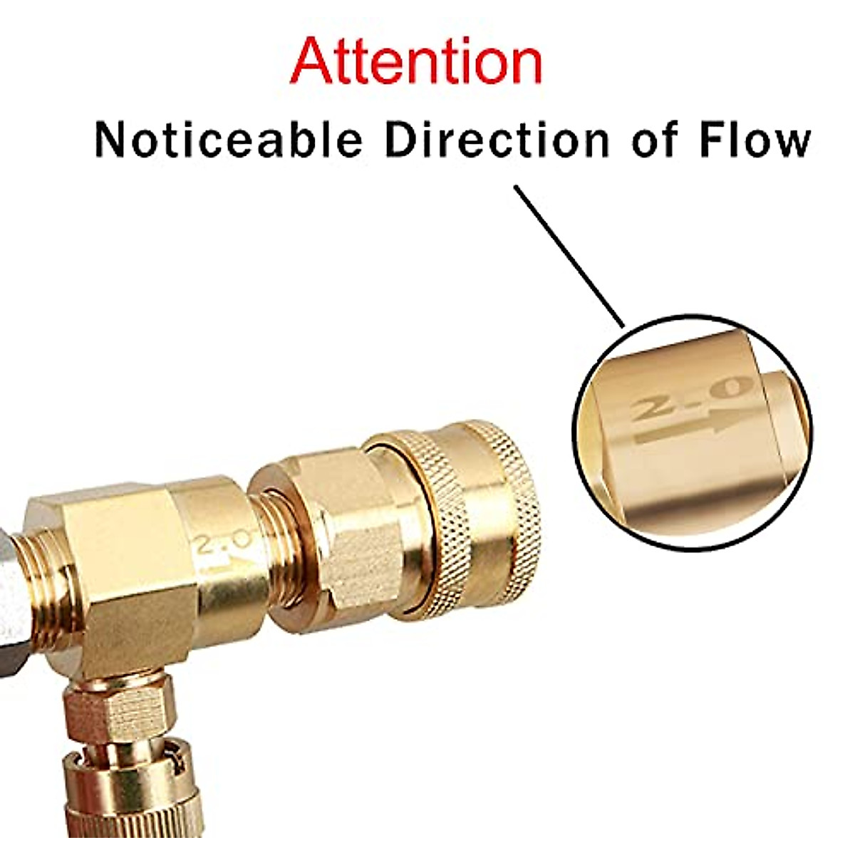 Raincovo Downstream Injector for Pressure Washer, Power Washer Chemical Injector Kit, Soap Injector, 3/8 Inch Quick Connect, 4000 PSI