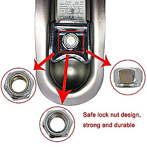 Straight Trailer Coupler 2" Ball 2" Channel Width 3500 LBSTrailer Tongue Coupler