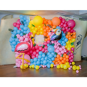 Pink Balloons Different Sizes- 12+5 Inch 70Pcs Party Balloons Helium Quality Latex Balloons Balloon garland kit as Birthday Balloons Gender Reveal Balloons Baby Shower Balloons Wedding