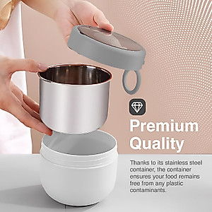 Grehge tainer 20oz Canning Jars Food Storage Containers With Lids Meal Prep Containers Reusable Yogurt Cups Cereal Containers Storage Lunch Box Containers Overnight Oats Containers With Lid (White)