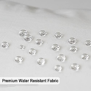 JOJOGOGO 12x20 Outdoor Lumbar Pillow Insert Waterproof Set of 4 Outdoor Lumbar Pillows for Patio Furniture Garden Swing and Front Porch