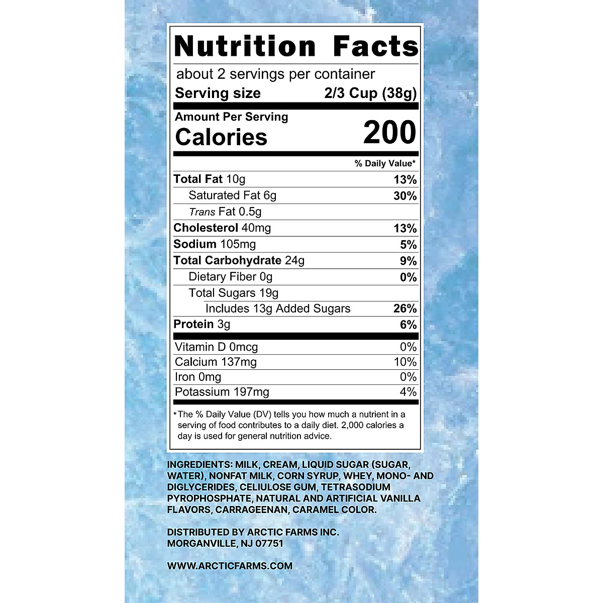 Arctic Farms Freeze Dried Ice Cream Bits Bagged and Boxed - Does Not Melt (Vanilla)