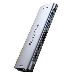 GLLITRA 7 in 2 + 3 in 2 USB C Dongle Multiport Adapter