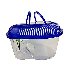 OMEM Portable Reptile House Terrarium Habitat Clear and Breathable (Medium)