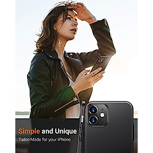 TORRAS Slim Fit Compatible for iPhone 12 Mini Case, Ultra-Thin Lightweight Full Protection Hard PC for iPhone 12 Mini Phone Case with Comfortable Grip 5.4 inch 2020, Space Black