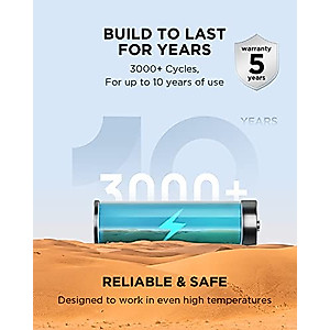 EF ECOFLOW RIVER 2 Max Solar Generator 512Wh Long-life LiFePO4 Portable Power Station& 160W Solar Panel for Home Backup Power, Camping & RVs 100% Charged in 60m with 3000+ Cycles & Up to 1000W Output