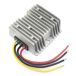 DROK® 20A 100W High Current DC Buck Converter 10-35V 12V/24V to 5V Car LED/Solar Energy Regulated Power Supply