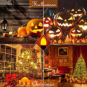 Bestview Flickering Light Bulbs,3 Modes Led Flame Effect Light Bulbs, Smart E26/E27 Chandelier Base Candle Fire Light Bulb for Halloween, Christmas,Party, Porch, Indoor&Outdoor Home Decoration-6 Pack