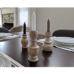 Wicca Wicks - 20 Black Candles | 4 inches Tall & 3/4 inch Diameter | Witchcraft Supplies for Your Personal Wiccan Altar, Spells, Charms & Rituals | Witchy Room Decor | Taper Candlesticks (Black)